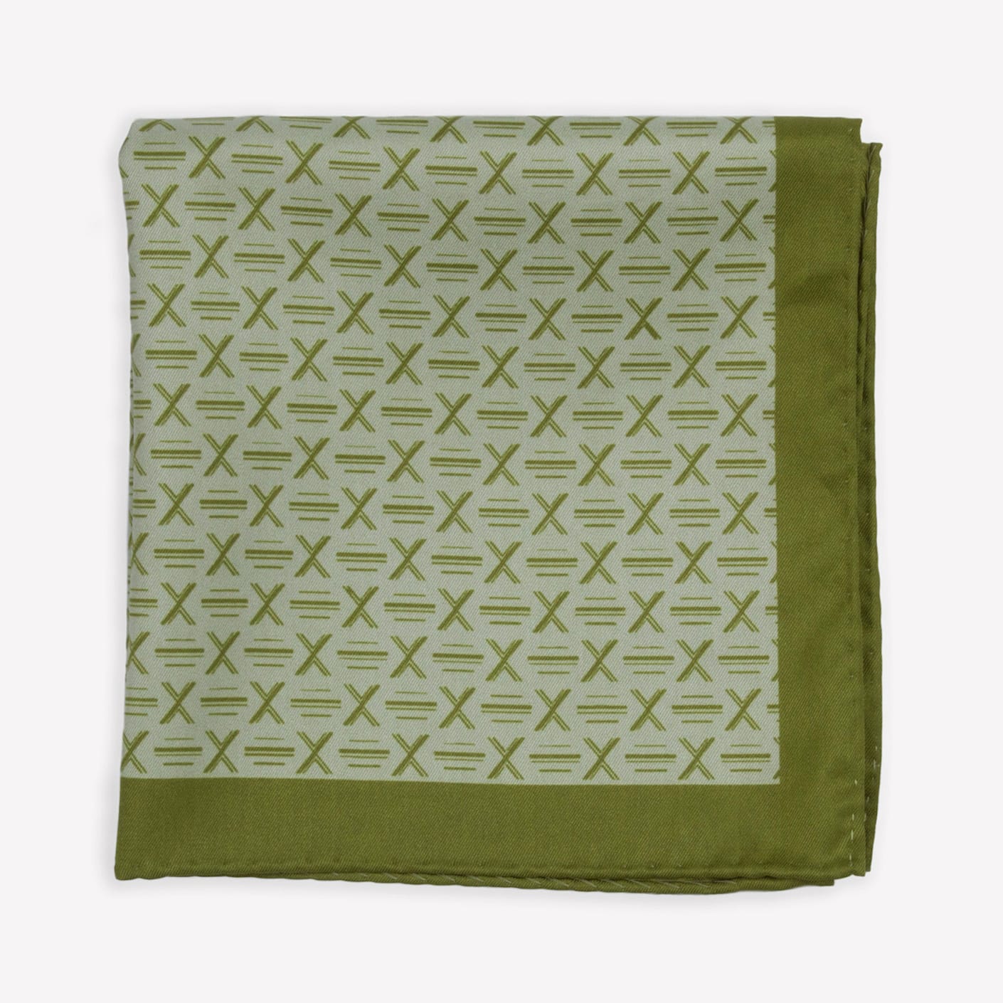 Declan Wallace Green Pocket Square | Bespoke Post