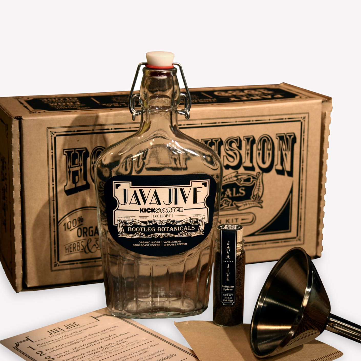 Bootleg Botanicals Java Jive Coffee Liqueur Rum Infusion Kit | Bespoke Post