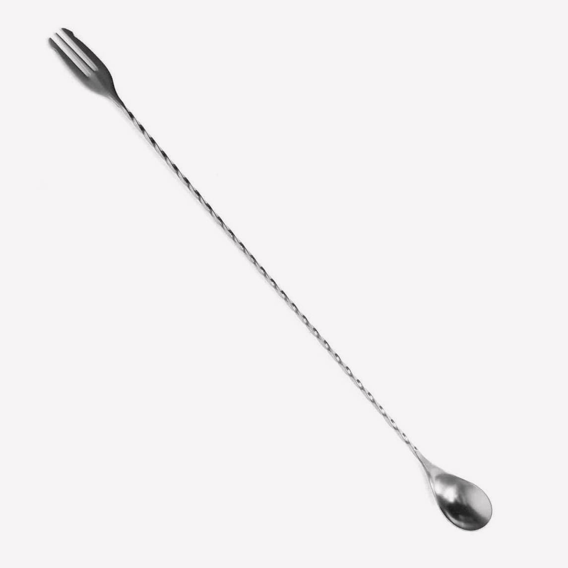 Viski Trident Bar Spoon – Silver | Bespoke Post