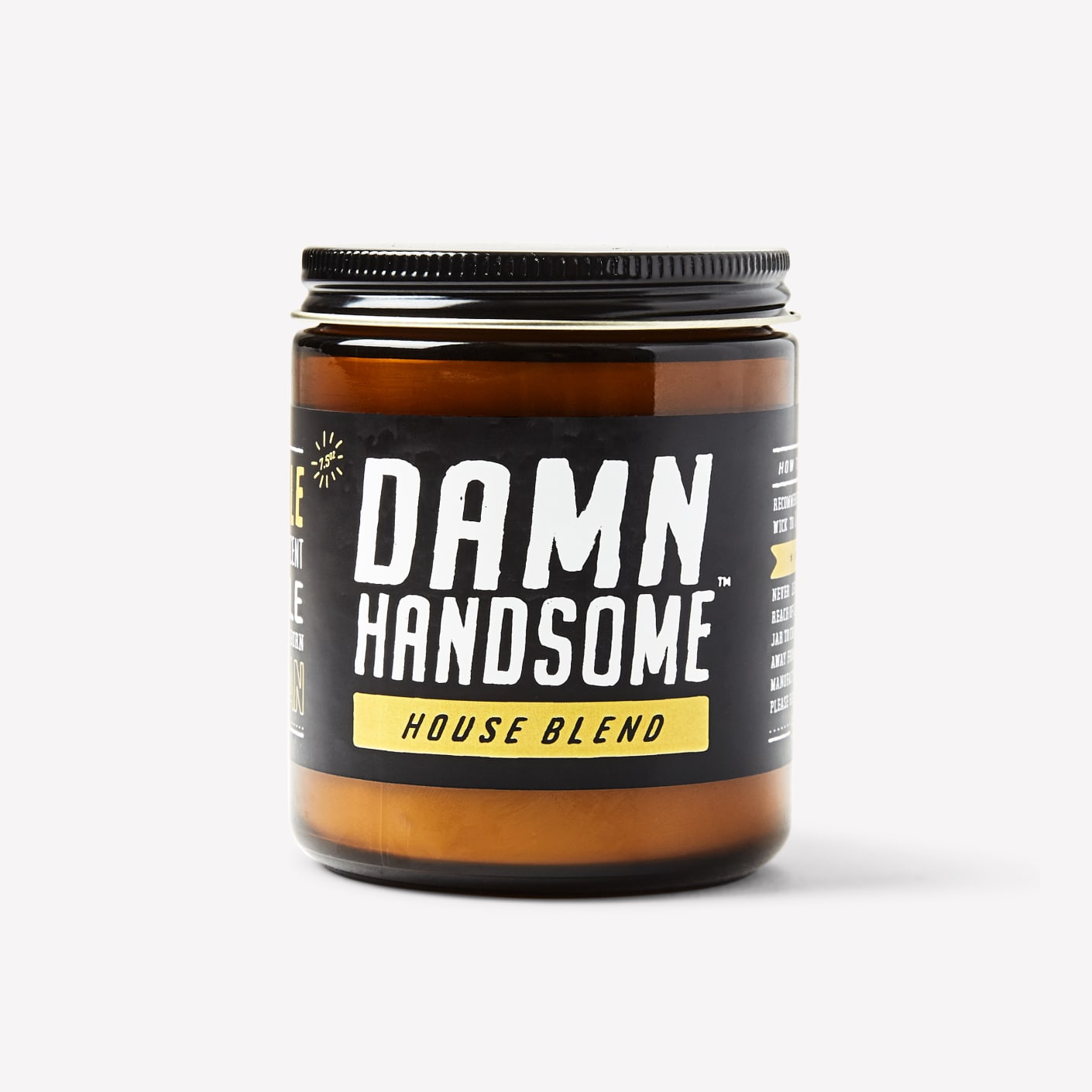 Damn Handsome Grooming Co. Tobacco, Sandalwood & Cypress Candle ...