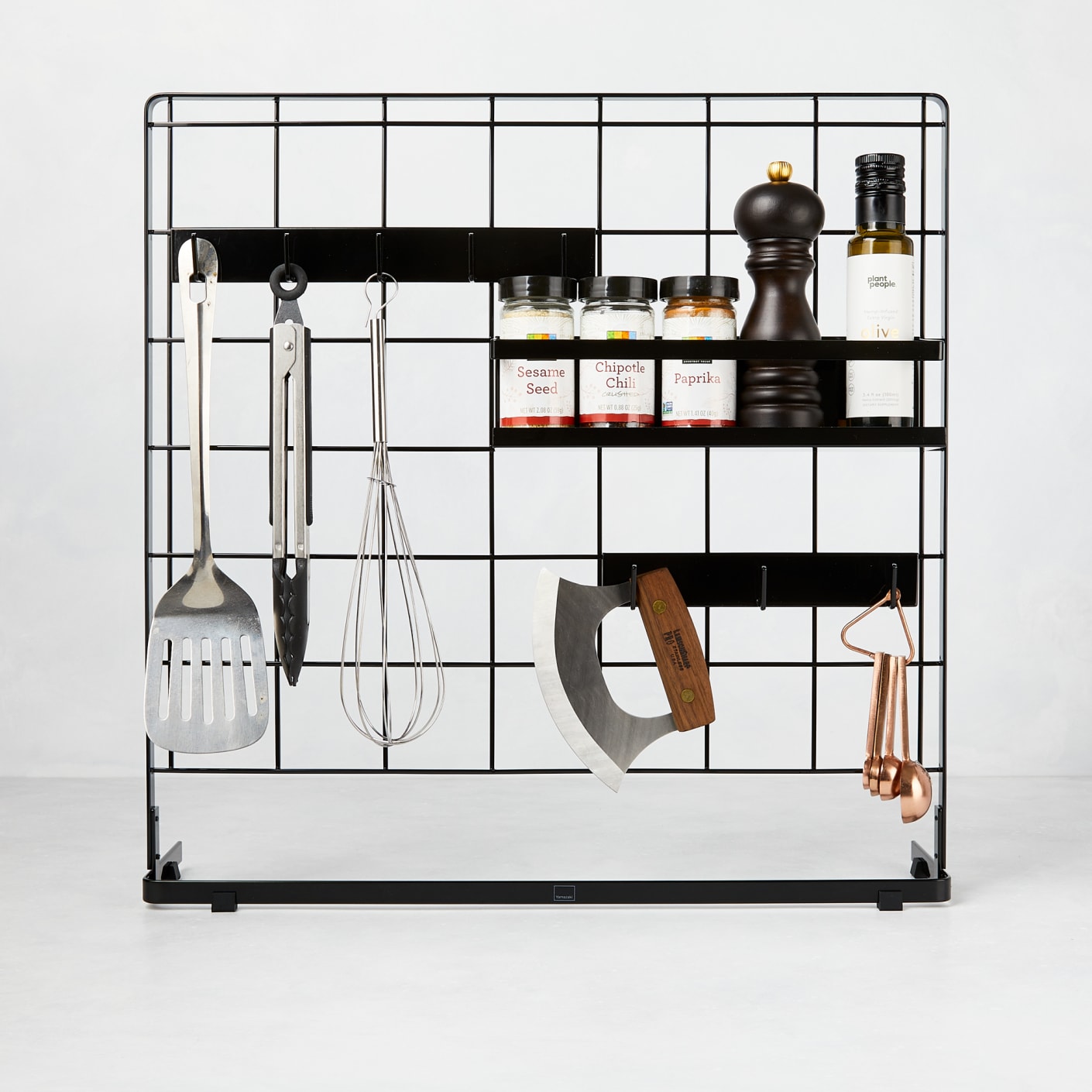 Yamazaki Home Black Steel Kitchen Grid Organizer | Bespoke Post