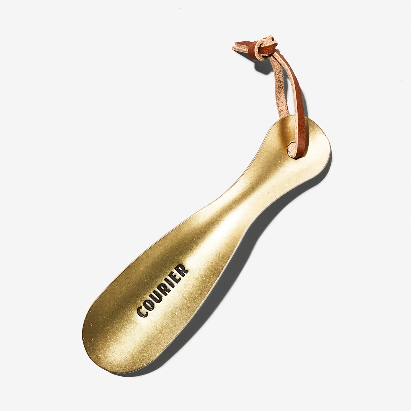 Courier Shoe Horn – Antique Brass | Bespoke Post