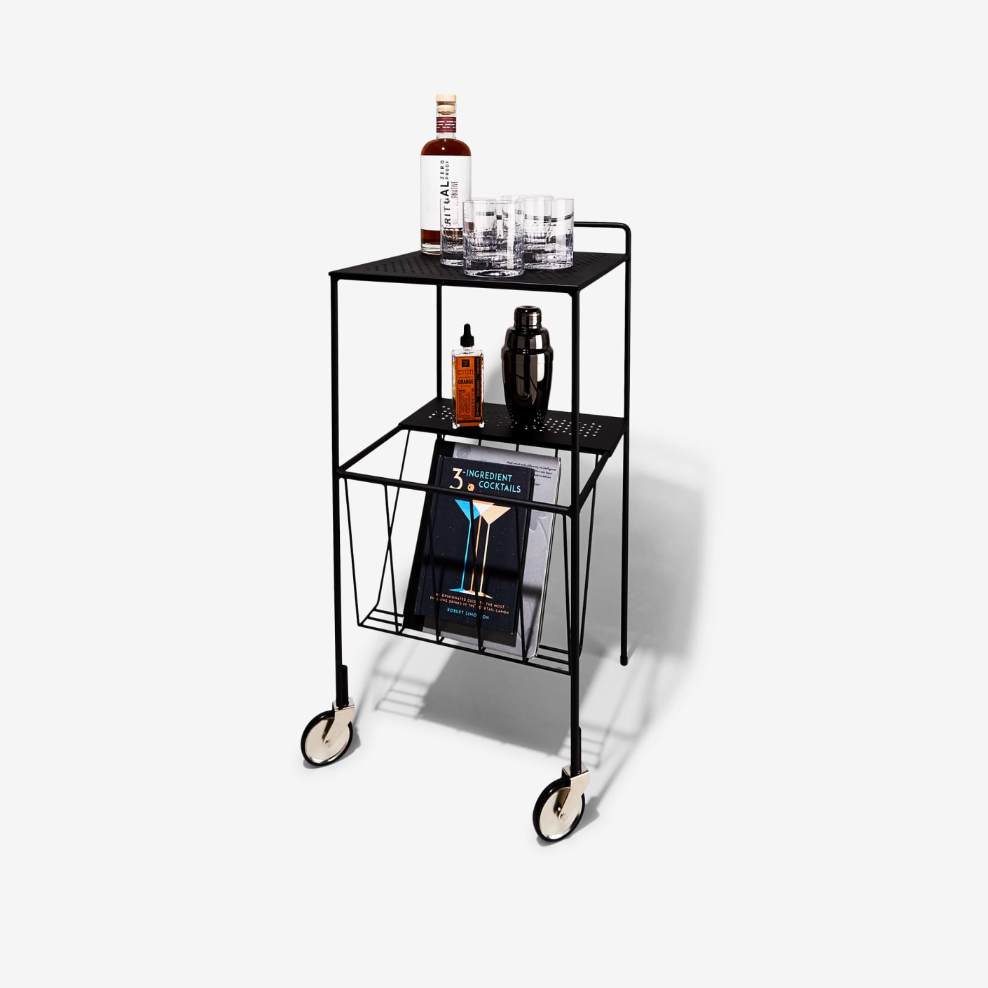 House Doctor Steel Bar Cart | Bespoke Post
