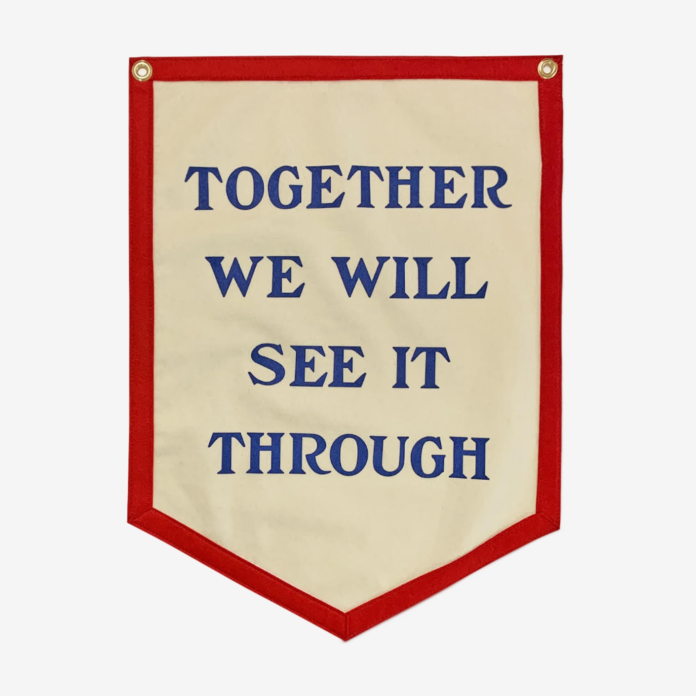 Oxford Pennant Together – We Will See it Through Pennant | Bespoke Post