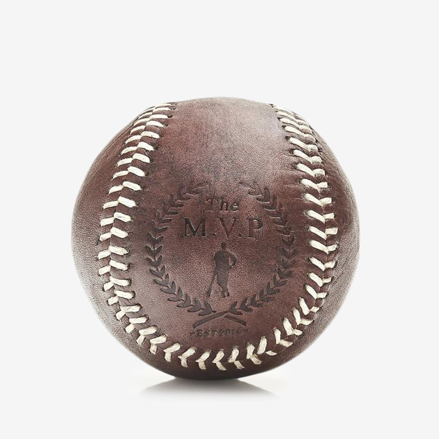 The Modest Vintage Player Retro Leather Baseball, Heritage Brown ...