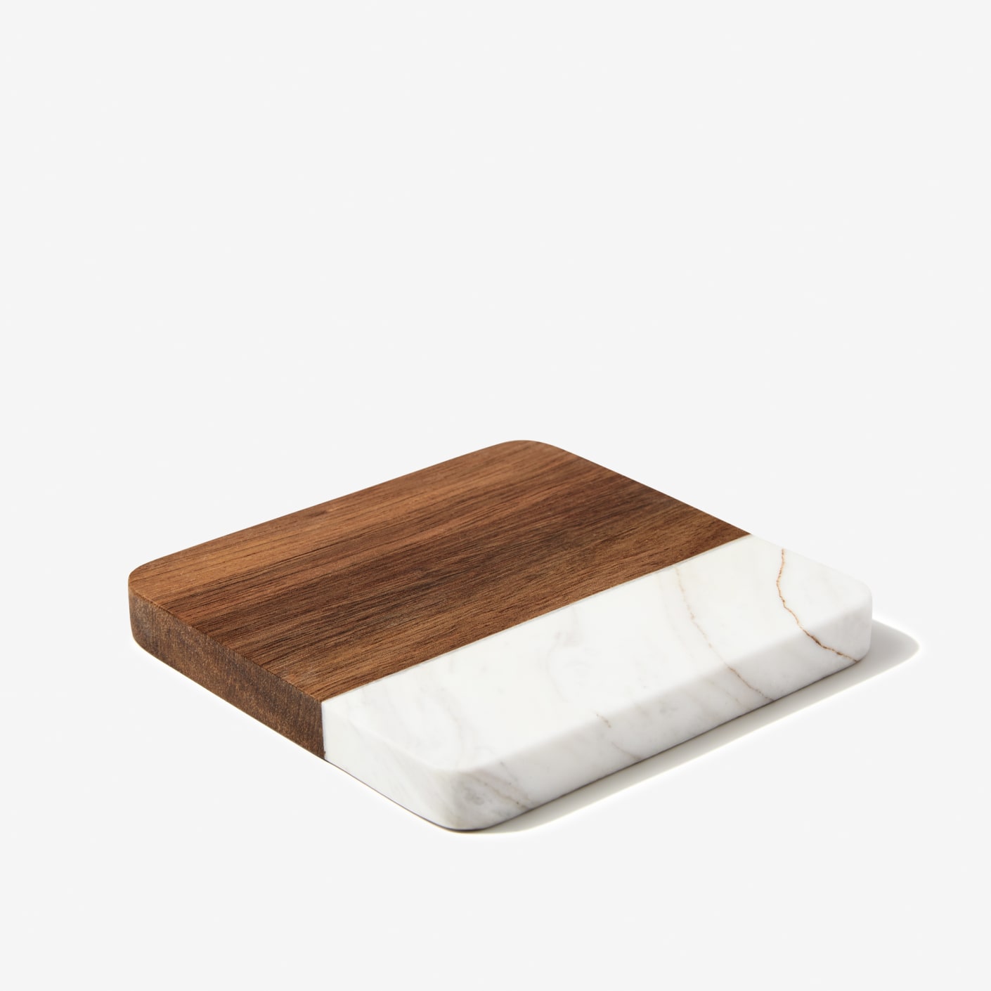 True Brands Marble & Acacia Coasters | Bespoke Post